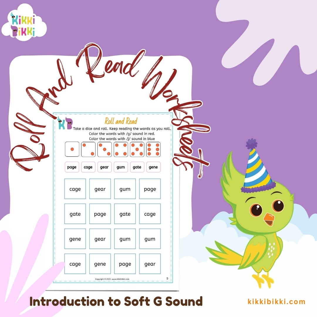 "Discover the Soft 'G' Sound: Color and Write Phonics Adventure"