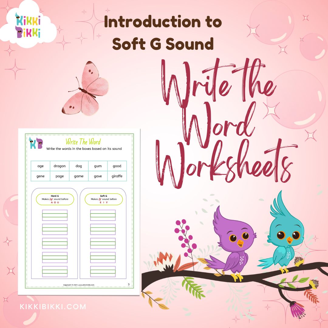 Phonics Fun: Learn and Practice the Soft "G" Sound