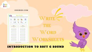 Phonics Fun: Learn and Practice the Soft "G" Sound