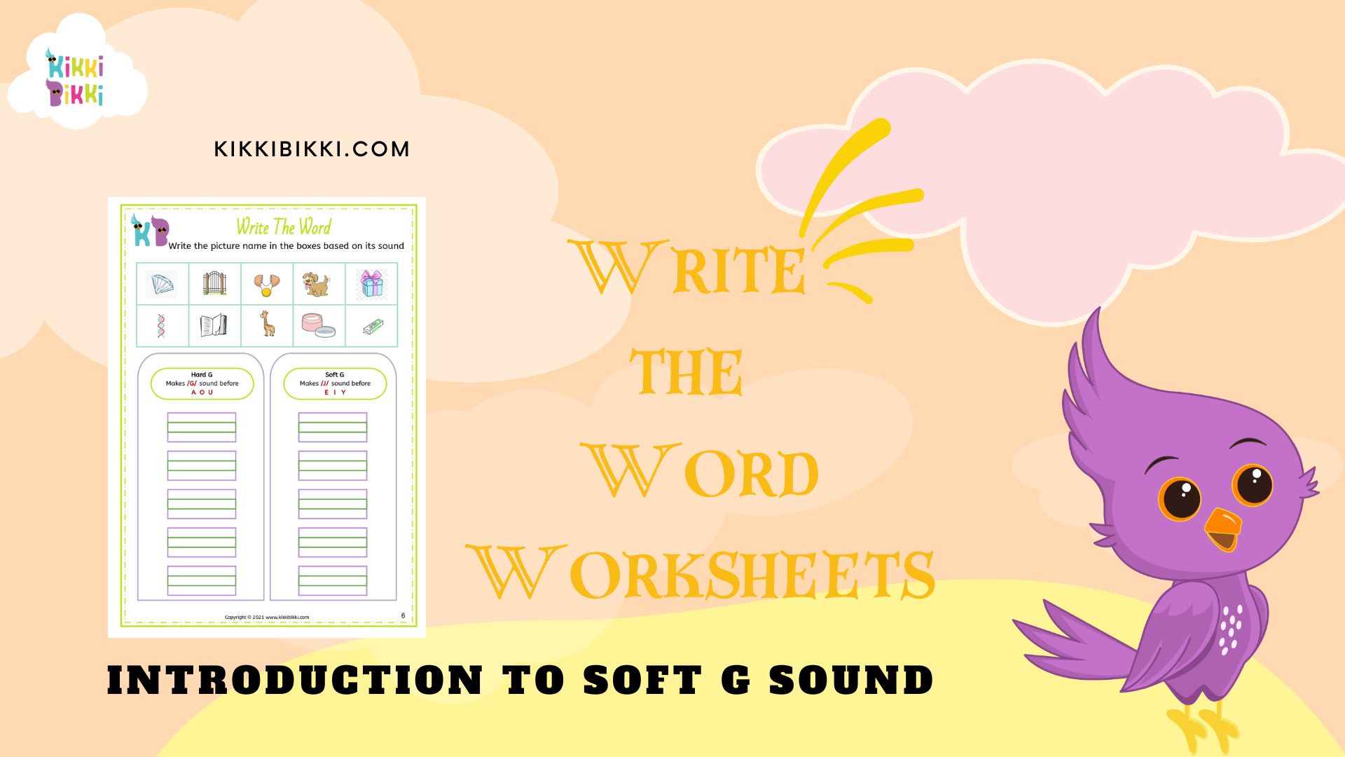 Phonics Fun: Learn and Practice the Soft "G" Sound