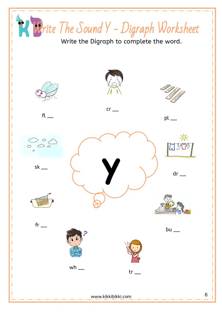 Exploring Phonics: Alternative "Y" Sound - Write the Sound