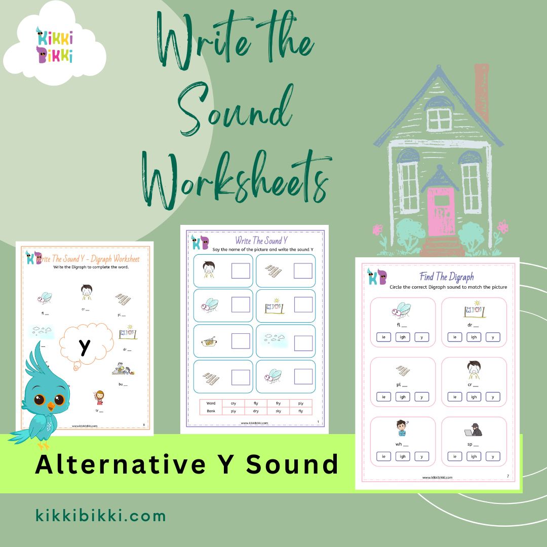 Exploring Phonics: Alternative "Y" Sound - Write the Sound
