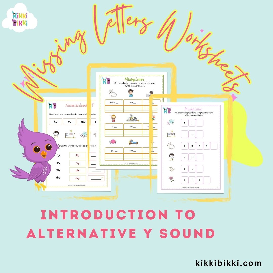 Phonics Adventure: Alternative Y Sound Missing Letters