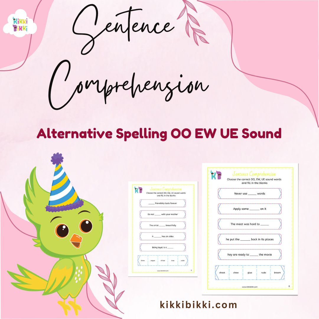 Fluency in OO, EW, UE Sounds - Sentence Comprehension