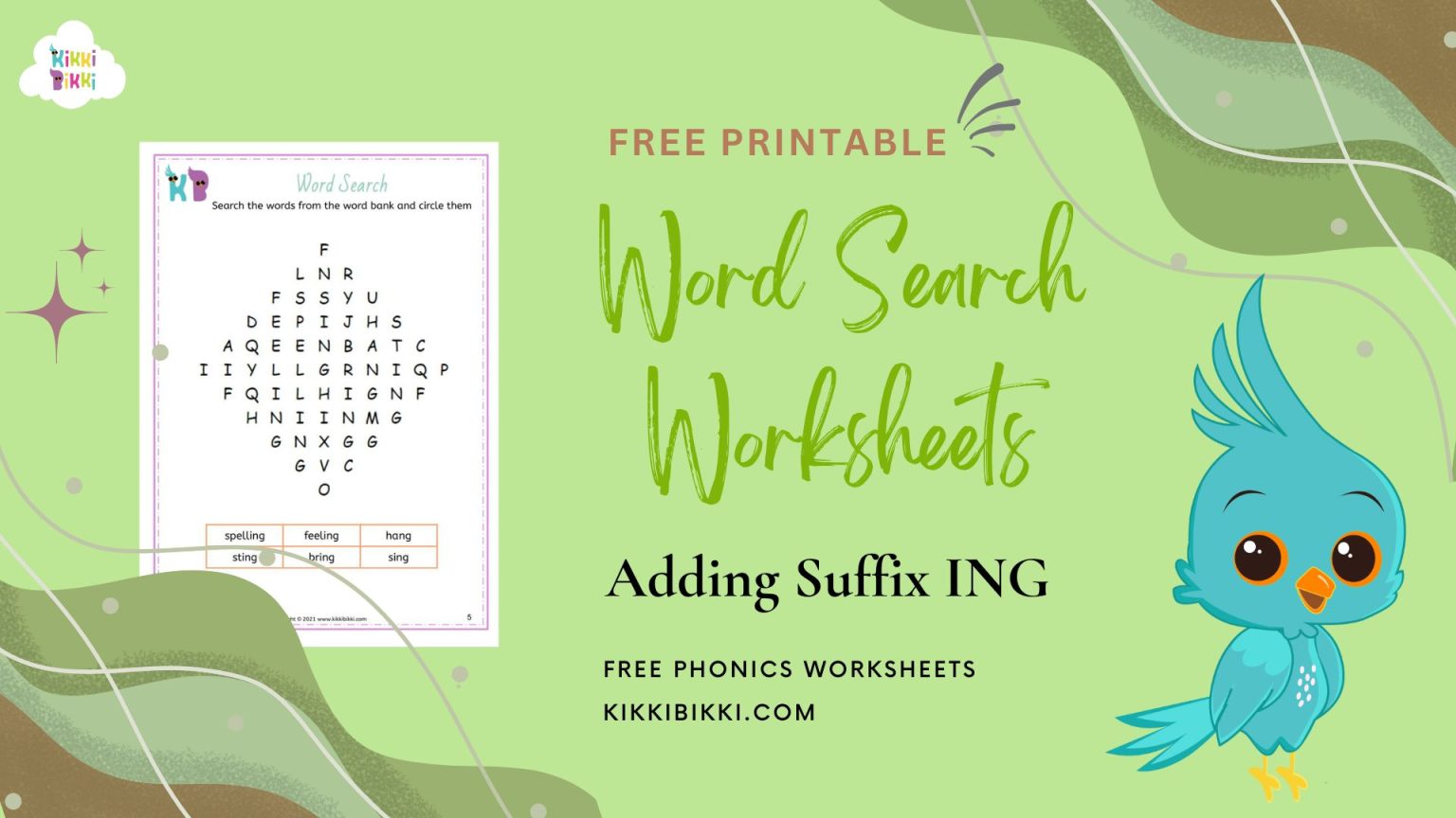 "Discovering Suffix ing: Reading Strips Worksheets