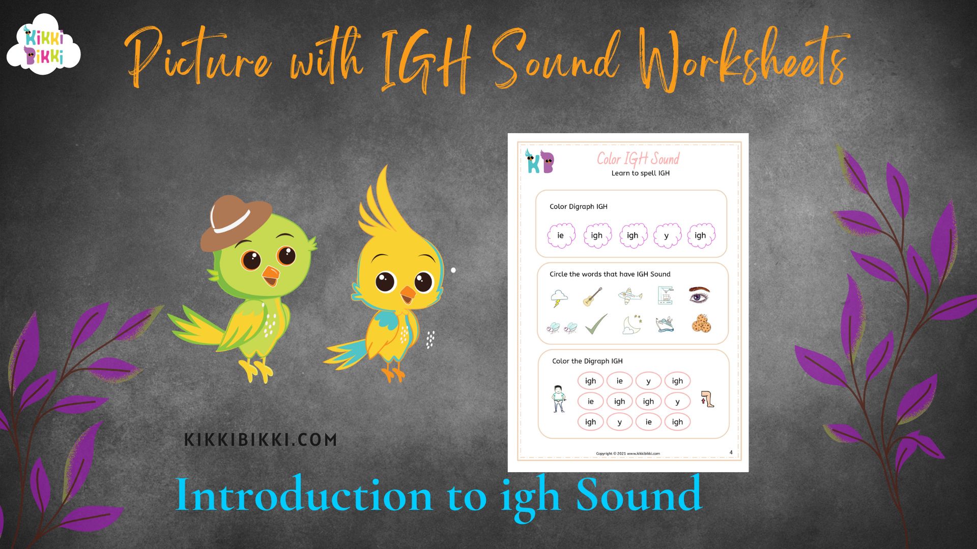 "'igh' Sound: Engaging Worksheets for Kindergarten Learners"