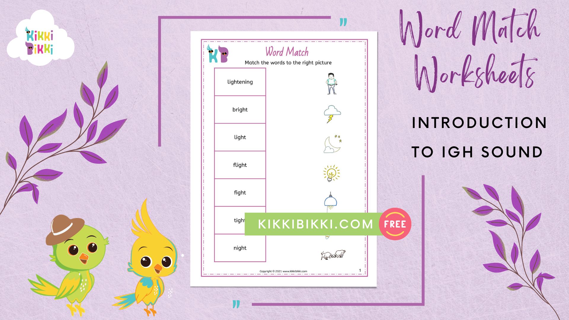 'IGH' Sound: Write the Sound Worksheets for Phonics Practice"