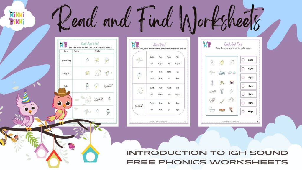 Phonics Fun: Read and Find Words with the 'IGH' Sound