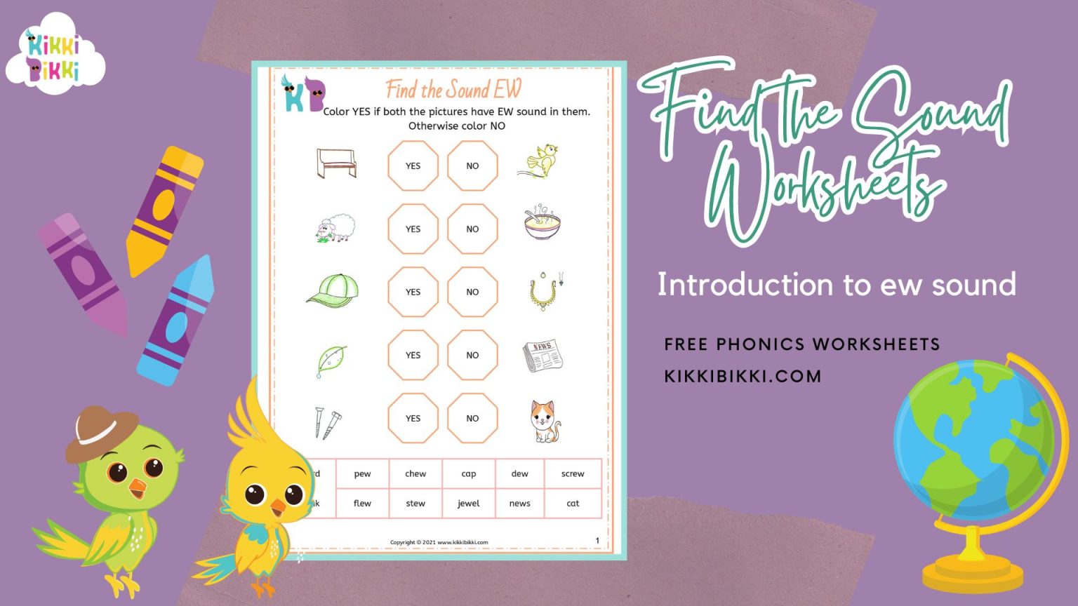 Find the Sound Worksheets: Fun Phonics Practice