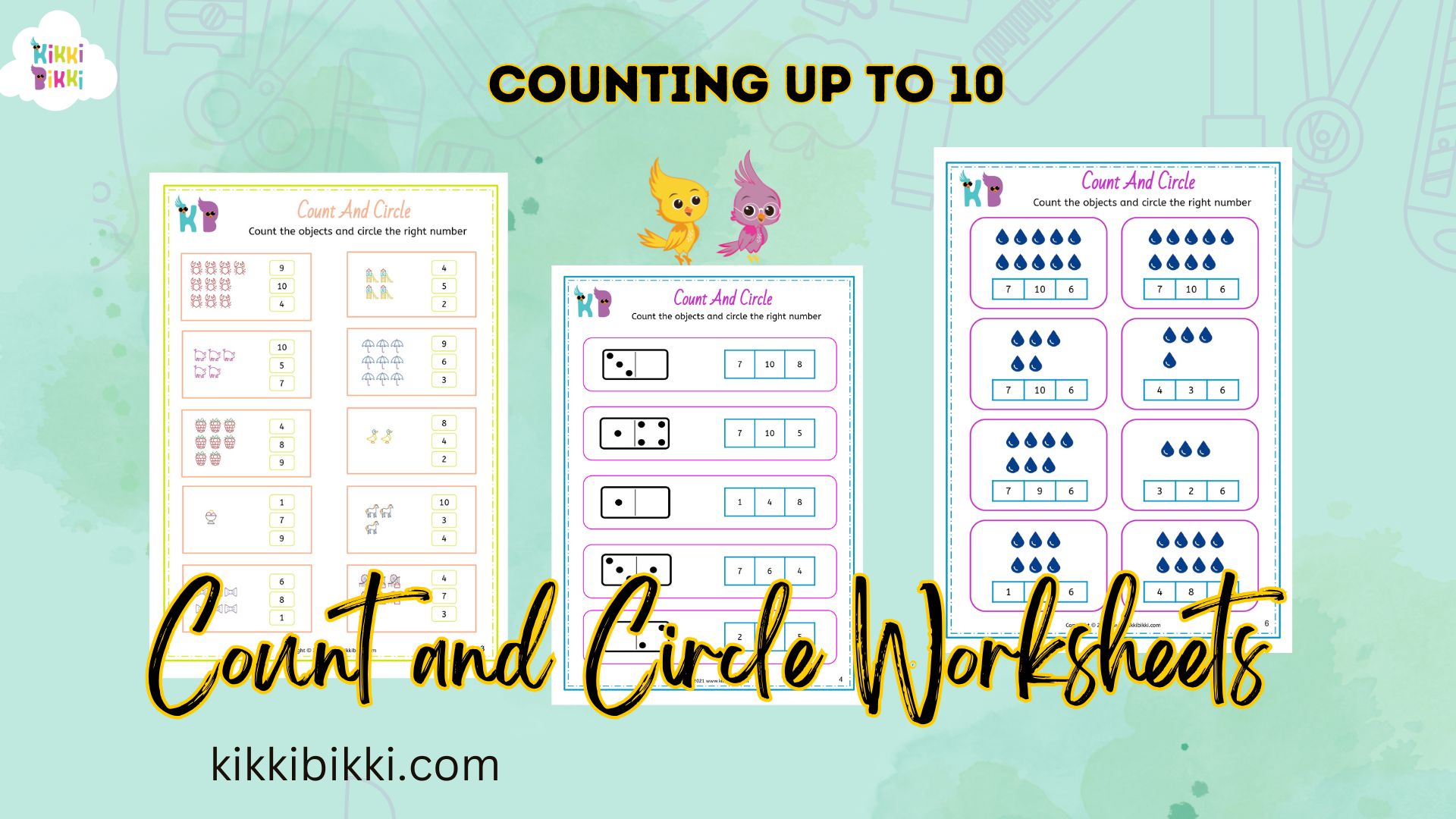 "Mastering Counting: Fun Circle Worksheets for Early Math Skills"