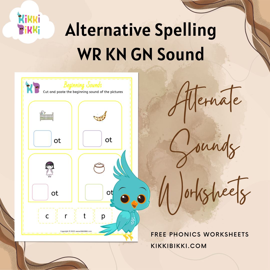 Mastering WR, KN, and GN Sounds: Fun Phonics Worksheets