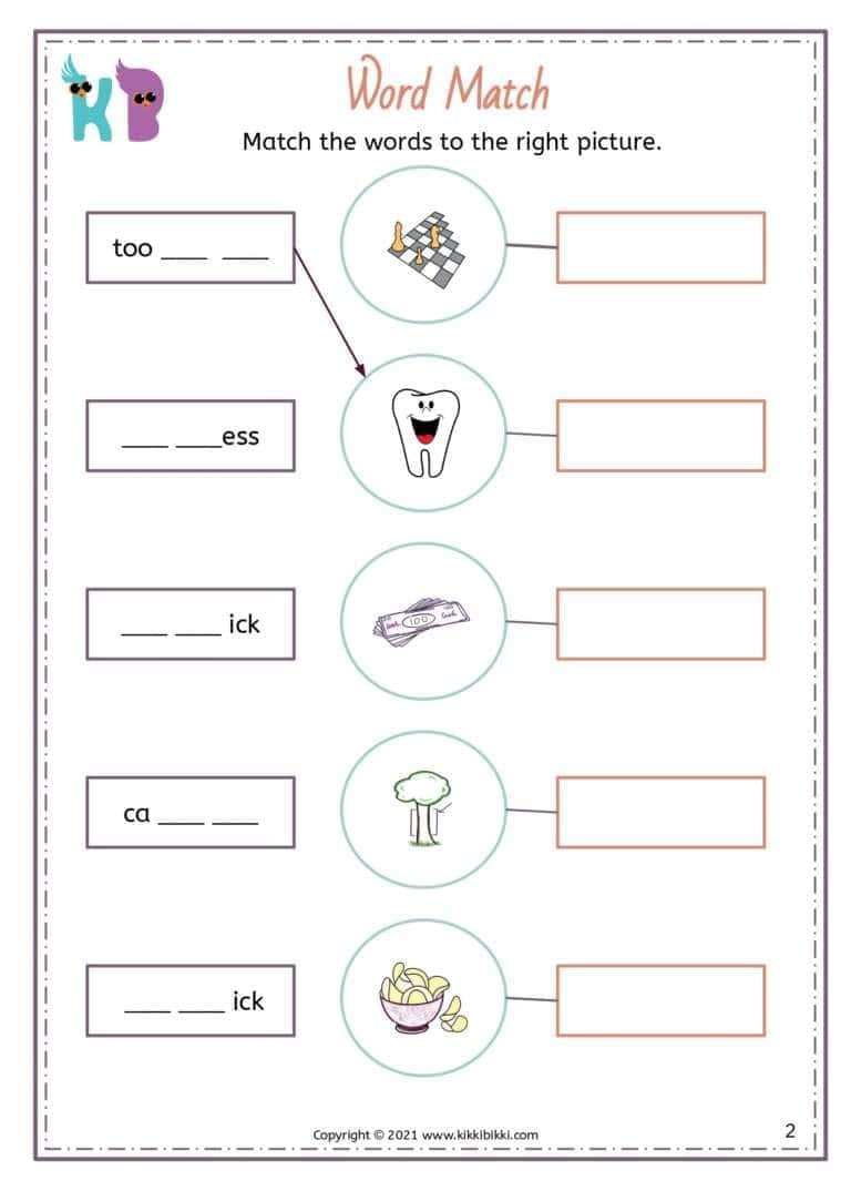 Phonics Fun: Consolidating CH, SH, and TH Word Families with Word Match ...